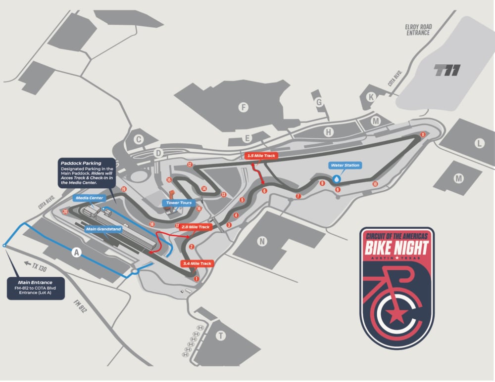 Bike Night at COTA - Cycle The Circuit - Register Now