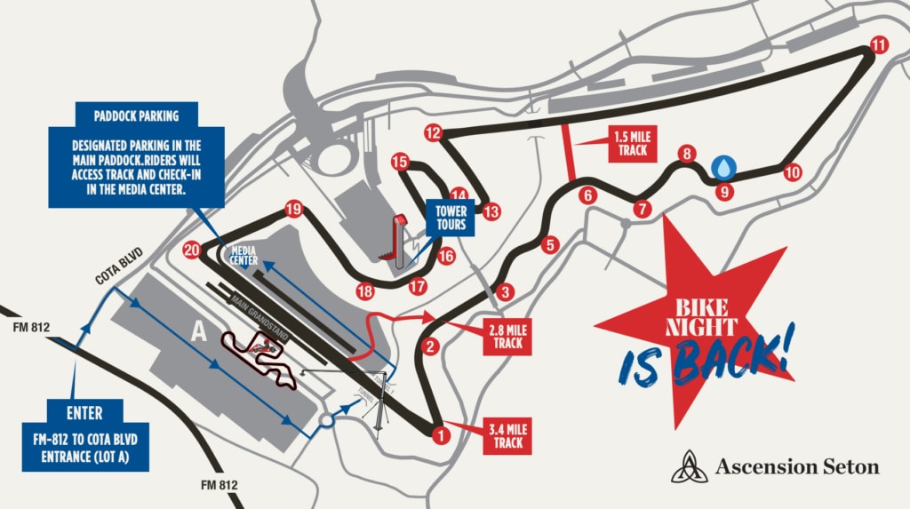 Bike Night at COTA - Cycle The Circuit - Register Now