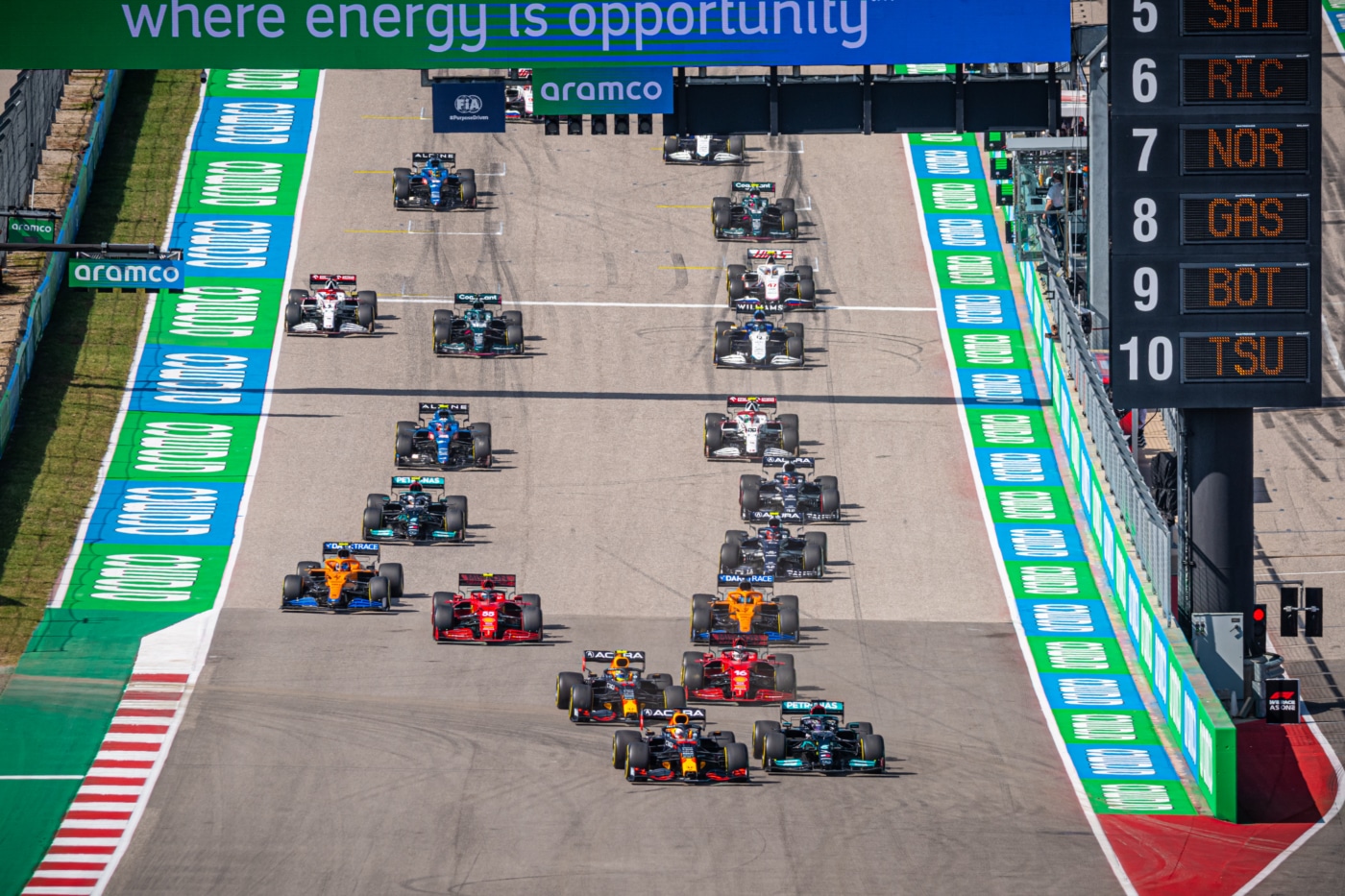 10 Years of the Formula 1 United States Grand Prix at Circuit of The ...