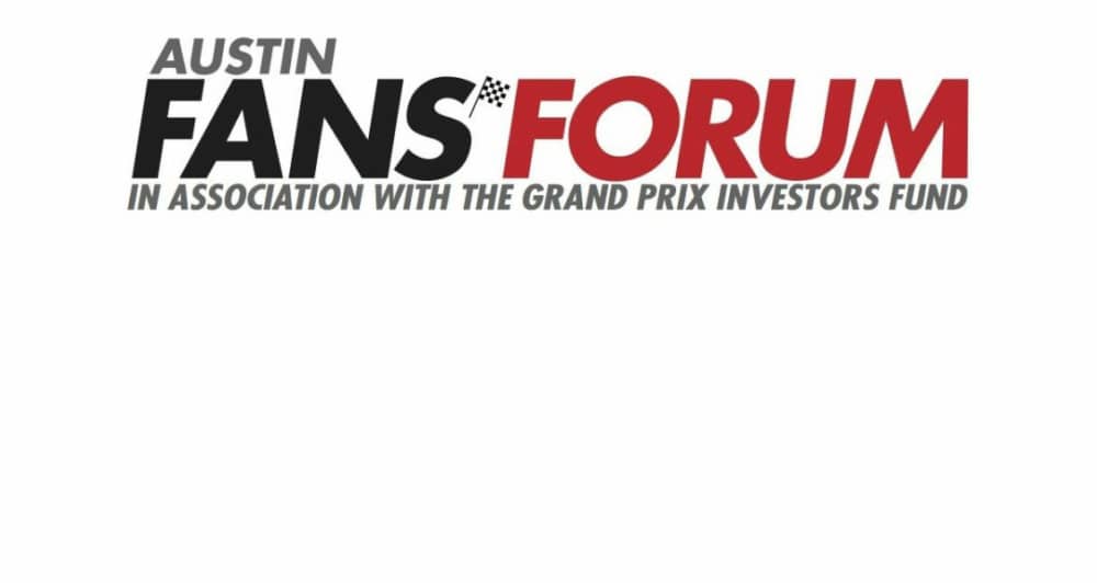Austin Fans' Forum Set For Wednesday, Oct. 29, During Formula One Week ...